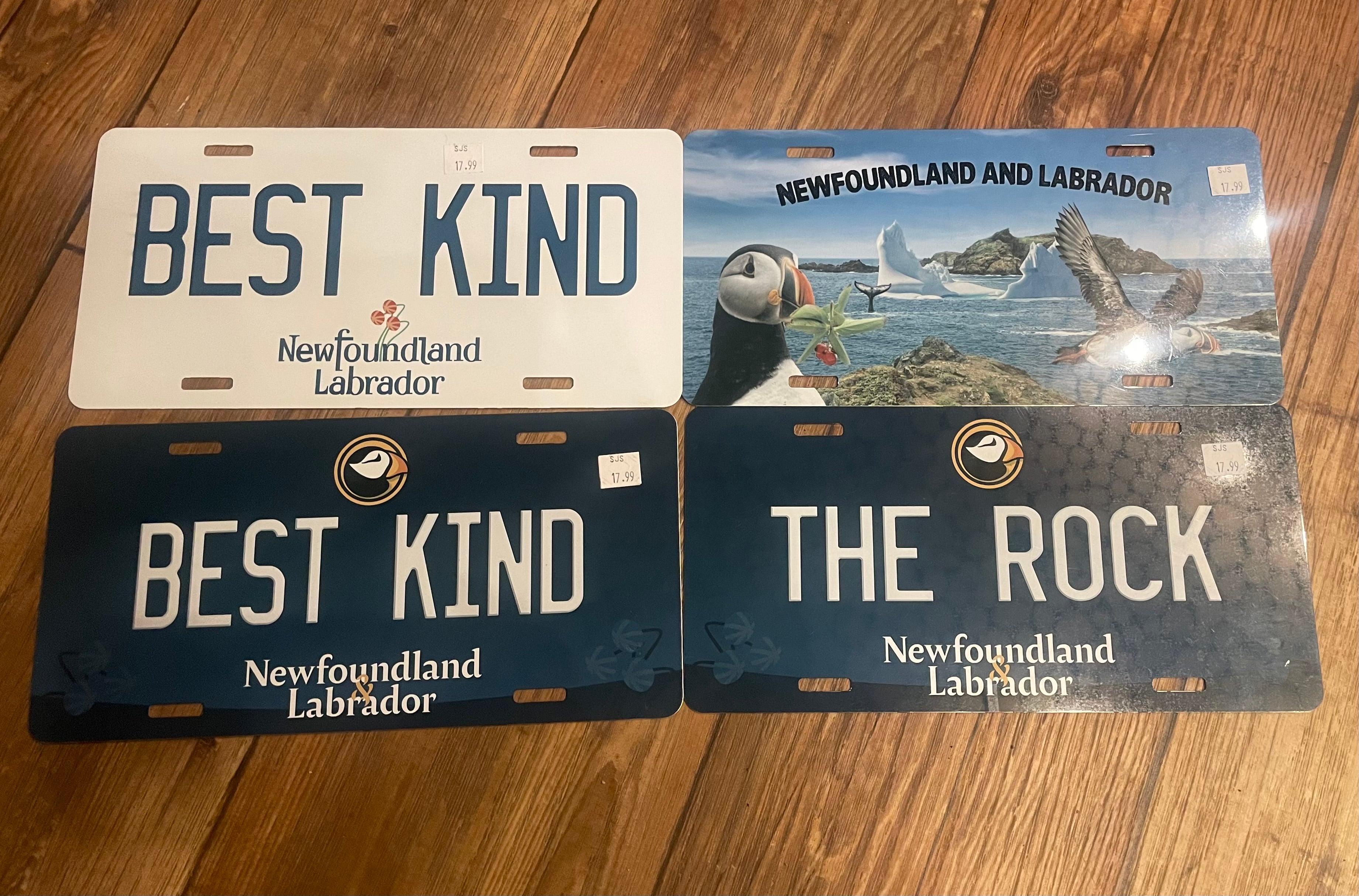 Newfoundland Novelty License Plate – Skipper Joe's Souvenirs